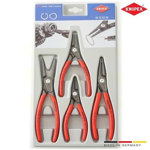 Promo Tang Snap Ring Set 00 20 03 KNIPEX Circlip Pliers Set 4 Parts ...