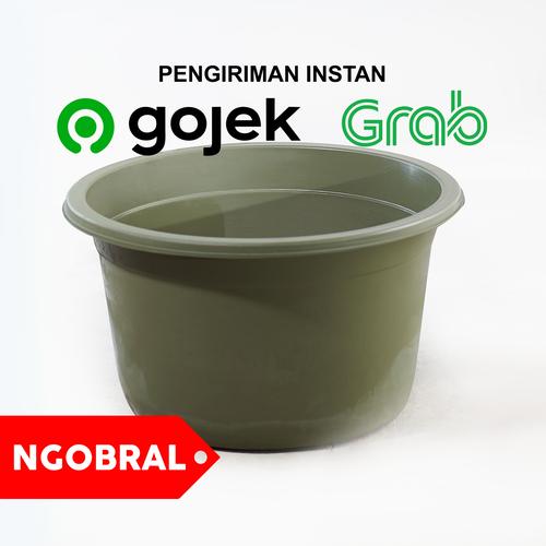 Jual GOJEK/GRAB Baskom Plastik Besar D 50 cm Ember Bak Plastik Jumbo ...
