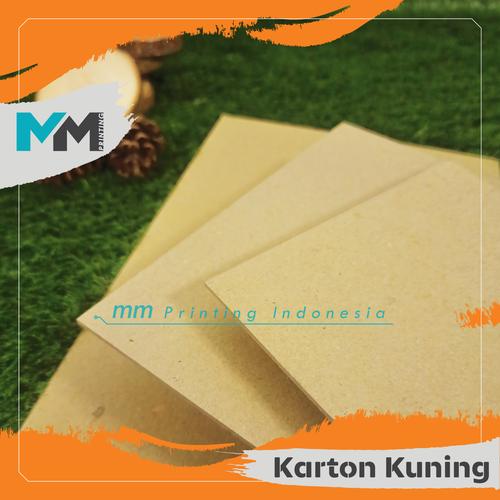 Jual [F4/A4] Yellow Board 30(1500gsm)/Karton tebal 30/Karton Hard board ...