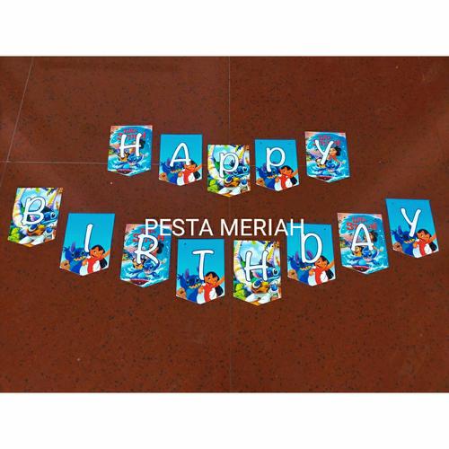 Jual BANNER STITCH / BANNER HAPPY BIRTHDAY STITCH / BANNER HBD STITCH ...