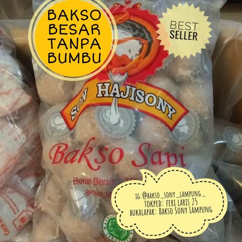 Jual Bakso Sony / Son Haji Lampung Ukuran Besar tanpa bumbu siap saji ...