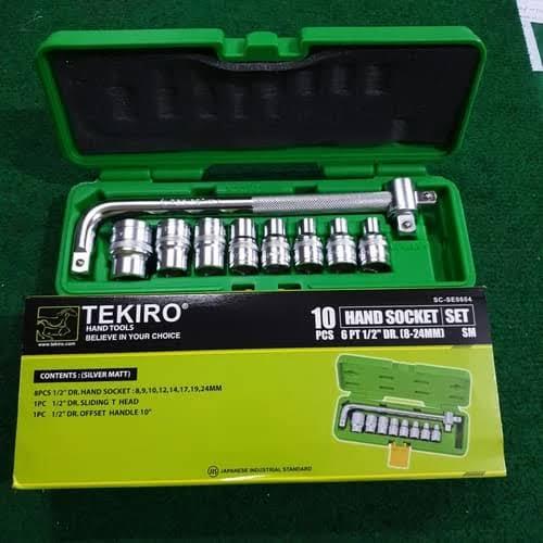 Jual Kunci Sock Set Tekiro 1/2" 6PT 10 pcs - Kota Mataram - Gunung ...