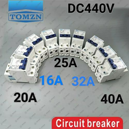 Promo MCB DC 2P 16A 20A 25A 32A 40A TOMZN MCB PLTS 2 Pole Circuit ...