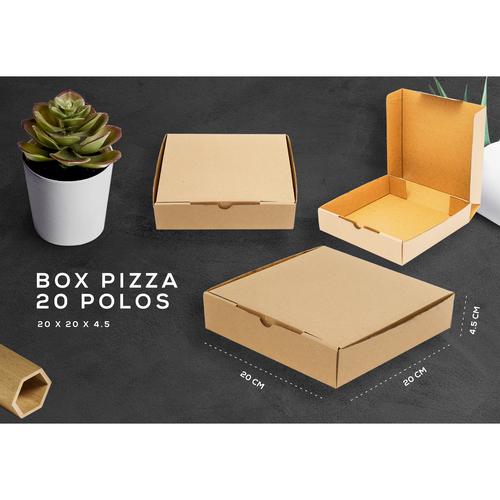 Jual Box Pizza uk. 20 Polos/ Dus Pizza / Box Serba guna Uk. 20x20x4,5 ...