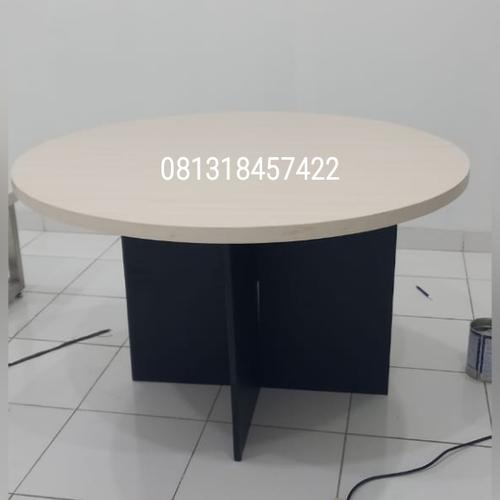 Jual Meja Meeting Bulat Meja Rapat Bulat Meja Kerja uk 120 cm - Jakarta ...