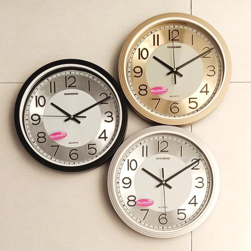 Jual Jam Dinding Sweep Diamond Warna Minimalis 32 cm - M321-8 - Gold ...