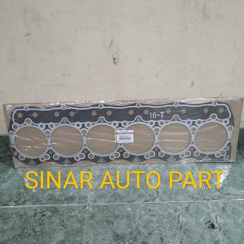 Jual PAKING ONLY PAKING HEAD GASKET GRAFIT FUSO 6D16 TURBO PS220 GANJO ...