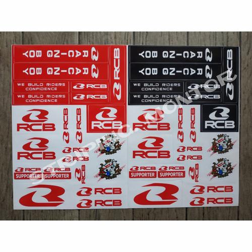Jual Stiker RCB - Sticker Racing Boy Official Merchandise Merah Dan ...