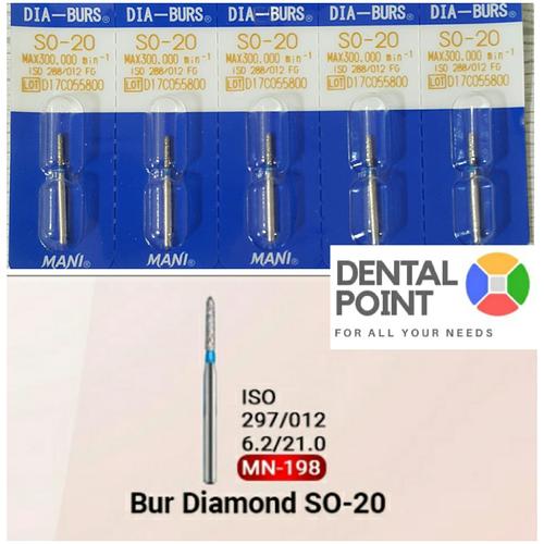 Promo Diamond Bur Mani SO-20 / Manibur Hologram Original - Kota ...