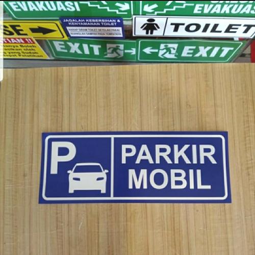 Jual STICKER LABEL PARKIR MOBIL SIGN K3 RAMBU STIKER SIGN 40X15CM ...