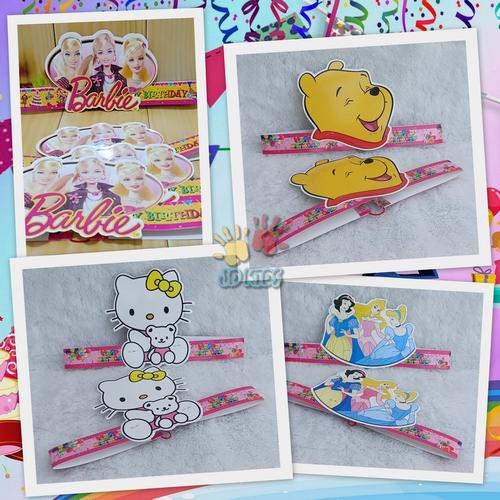 Jual Topi Ulang Tahun Lingkar Karakter | KITTY | POOH | PRINCESS ...