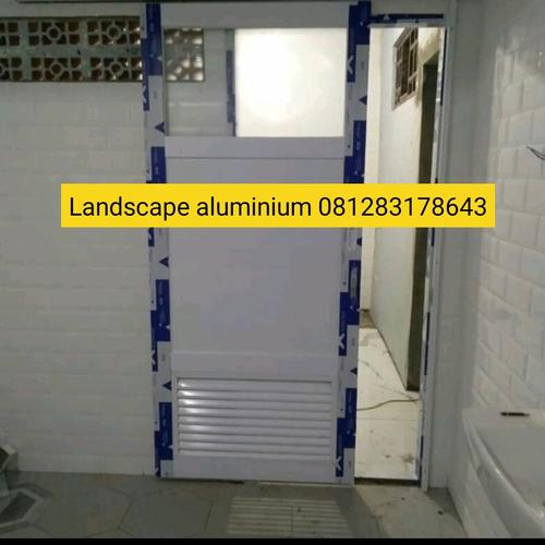 Jual pintu sliding alexindo Kaca es motif jalusi - Kota Depok - Kusen ...