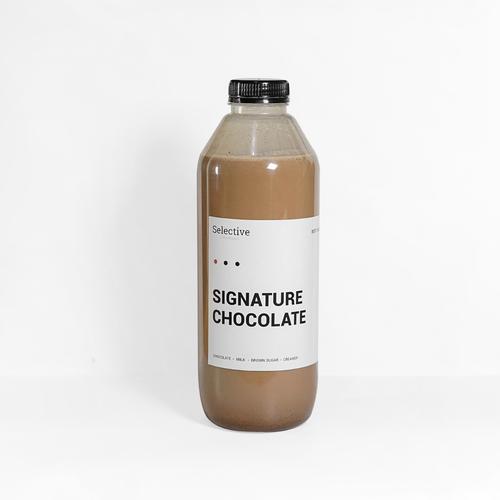Jual Minuman Botol Signature Chocolate 1 Liter | Minuman Coklat Kemasan ...