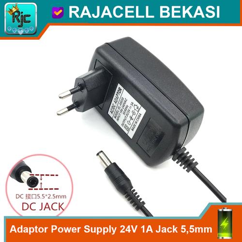 Jual Adaptor 24V 1A 24W Jack DC 5.5mm Power Supply Switching 24V 1 Ampere - Kota Bekasi ...