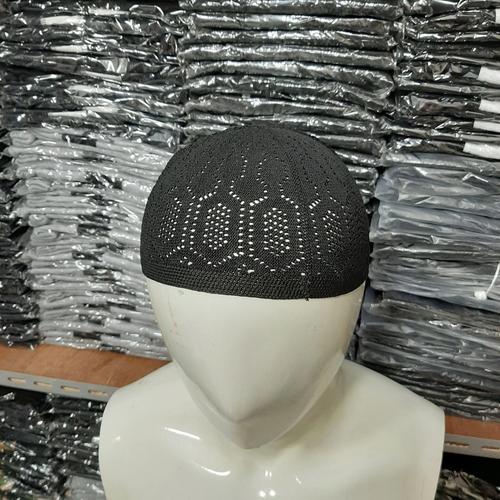 Jual Peci Hitam Polos Peci Rajut Dewasa Madinah Tebal Murah - Hitam ...