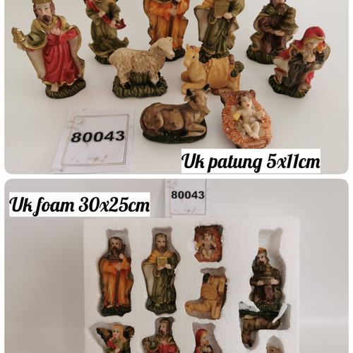 Jual Hiasan Natal Miniatur Keluarga yesus set foam 80043 - Kota ...