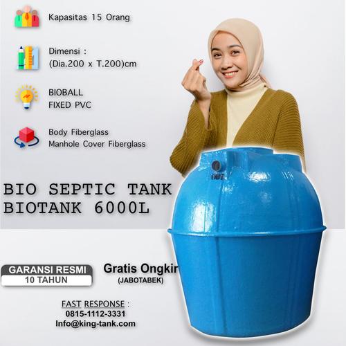 Jual Septic tank BIOTANK BIO Vertikal 6000 Liter / 6m3 - Jakarta Barat ...