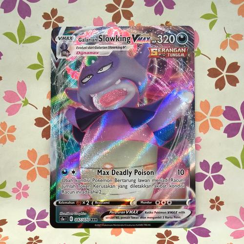 Jual galarian slowking vmax v max RRR s5a | 047/070 pokemon indonesia ...
