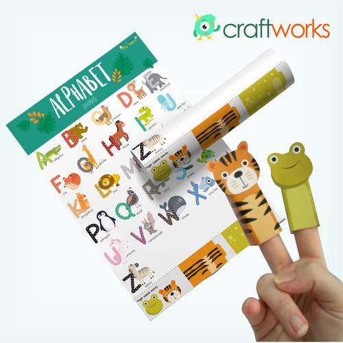 Jual POSTER BELAJAR ( 3 LEMBAR HURUF,WARNA,ANGKA ) + AKTIVITAS BONEKA ...