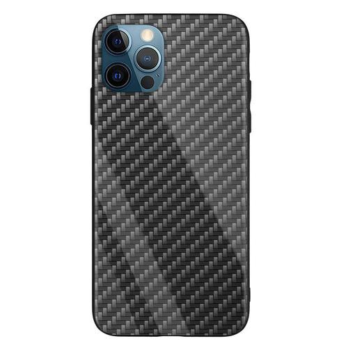 Jual SOFT CASE CASING CARBON FIBER TEMPER APPLE IPHONE 12 MINI PRO MAX ...