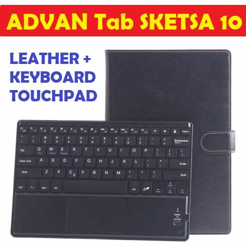 Jual ADVAN TAB SKETSA 10 KEYBOARD TOUCHPAD TRACKPAD LEATHER CASE BOOK ...