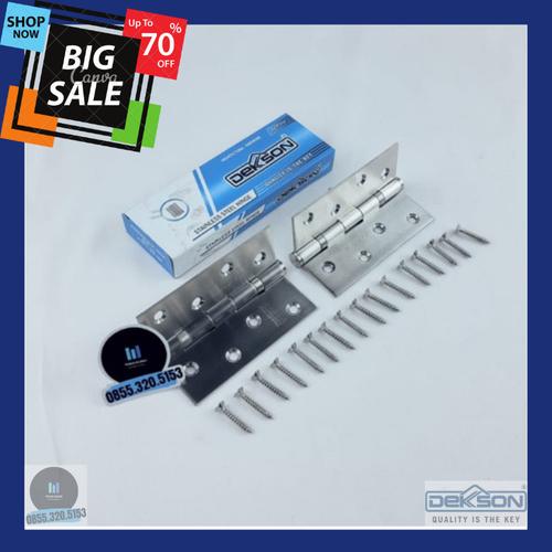 Jual engsel dekkson 4 inch ecoline hinge dekson 4x3x2mm 2bb sss best ...