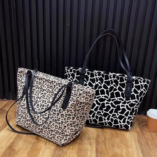 Jual Tote Bag Wanita Resleting Tas besar Muat Banyak Motif Harimau ...