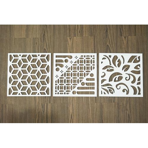 Jual Panel PVC putih 8 mm roster dekorasi rumah bangunan anti air dan ...