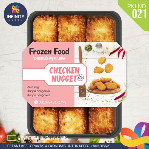 Jual stiker label murah produk kemasan toples frozen food KROMO/PKLND ...