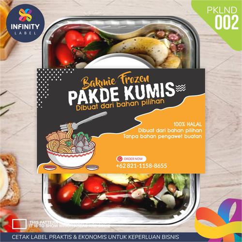 Jual stiker label murah produk kemasan toples frozen food KROMO/PKLND ...