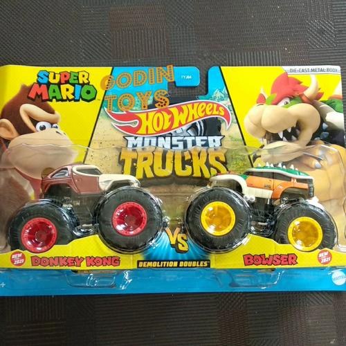 Jual Monster Trucks Donkey Kong vs Bowser Super Mario Bros truck 2021 ...