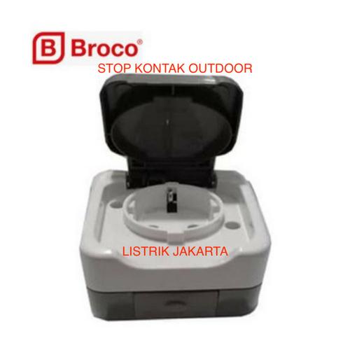 Jual STOP KONTAK BROCO ATLANTIC SINGLE SOCKET OUTDOOR 2151 OUTBOW ...