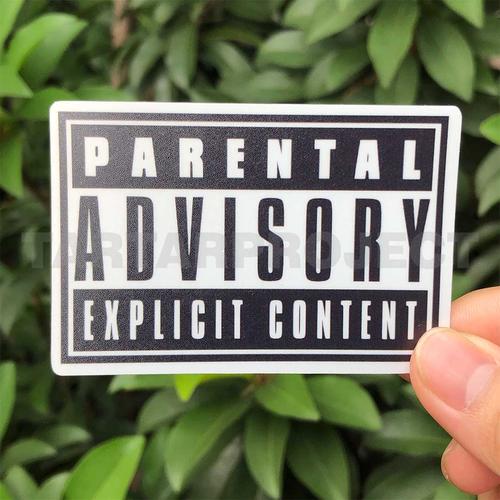 Promo Sticker Stiker Vinyl - Parental Advisory - Kota Tangerang Selatan ...
