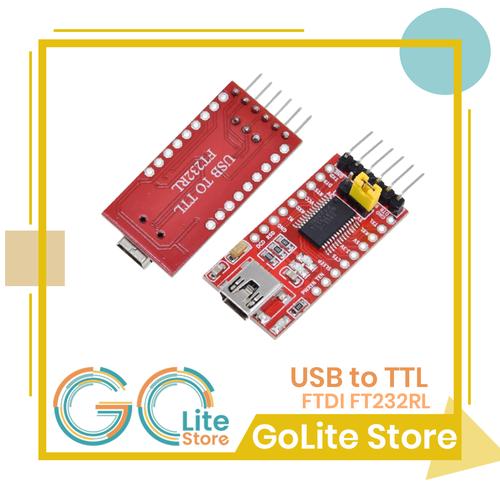 Jual USB to TTL Converter FTDI FT232RL - Kab. Bandung - GoLite Store x ...