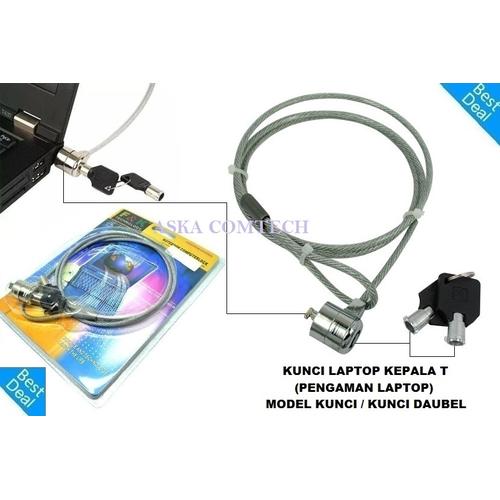 Jual kunci /numlock laptop versi kunci gembok panjang kabel 1,5 meter ...