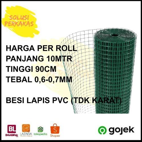 Jual kawat loket pvc 1/2" 10 m/ kawat ayakan / kawat anti karat ...