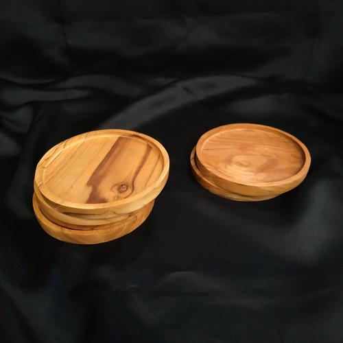 Jual Coaster / Tatakan Gelas Kayu Jati / Wooden Glass Coaster / Alas ...