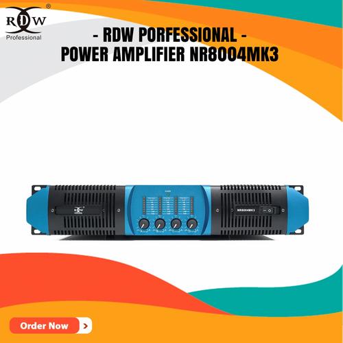 Jual Power RDW profesional NR8004MK3 /4 channel/Power amlpifier - Kab ...