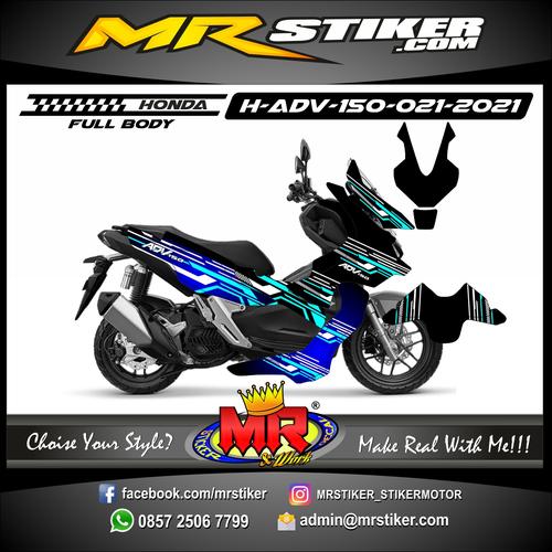 Jual Decal Motor Honda ADV 150 Modifikasi Stiker Fullbody Road Race ...