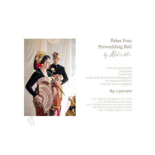 Jual Paket Pre-Wedding Bali Studiotto by Mahardika MUA - MUA Team, Plus ...