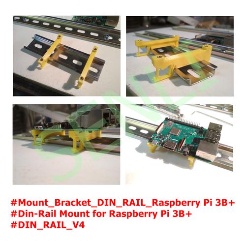 Jual Mount Bracket DIN RAIL Raspberry Pi 3B+ - Kota Tangerang - Sen Li | Tokopedia