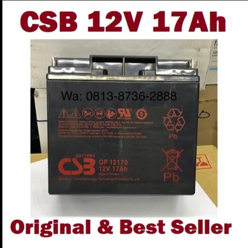 Jual Battery CSB 12V17AH, Baterai CSB 12V 17AH, Battery VRLA CSB ...