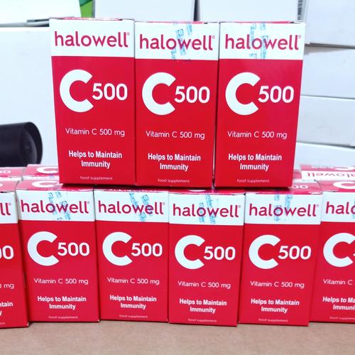 Jual Halowell Vitamin C 500mg Vit C isi 30 tablet Daya Tahan Tubuh ...