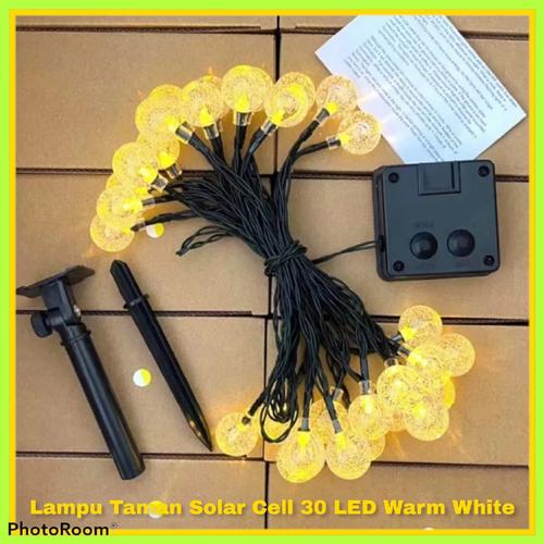 Jual Lampu Taman Solar Cell Hias Dekorasi Garden Tenaga Surya 30LED ...