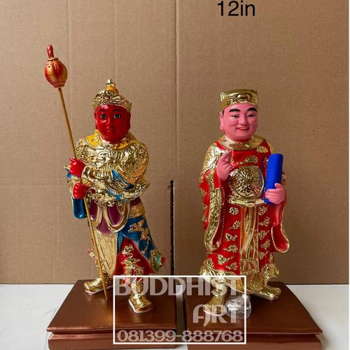 Jual Pengawal Dewa Tua Pe Kong /Hok Tek Ceng sin /wen pan wu pan 12 ...