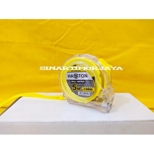 Jual Meteran Haston Prohex, transparan 5 meter x 19 mm - biru tora ...
