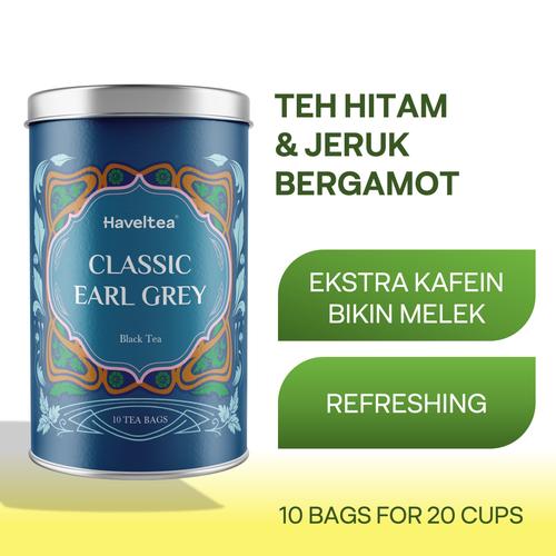 Jual CLASSIC EARL GREY | Big Tin | Haveltea | Teh Hitam Bergamot ...