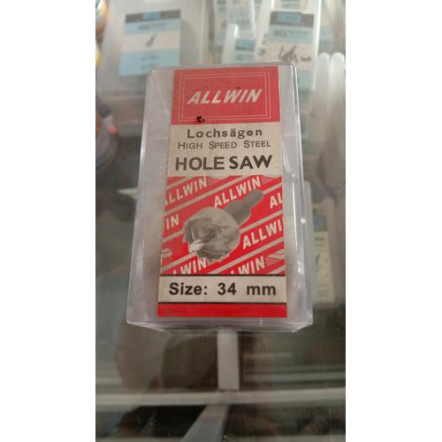 Jual Holesaw Besi HSS 34mm ALWIN | Hole saw Mata Bor Lubang Besi 34 mm ...