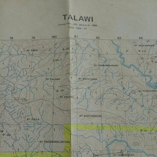 Jual peta talawi solok sumatera barat 1984 - Kab. Bogor ...