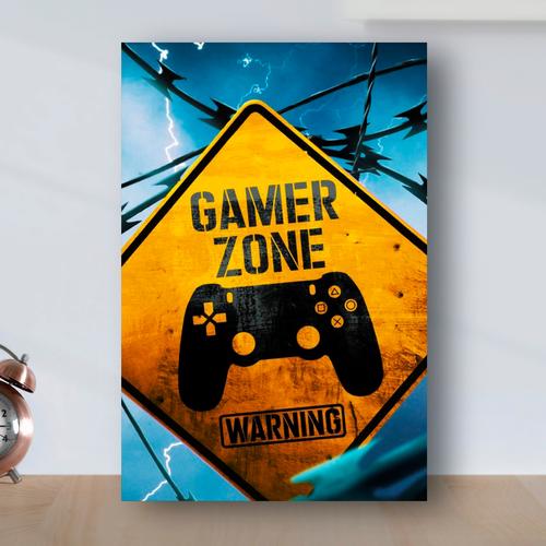 Jual Poster Dinding Gamer Zone Hiasan Dinding Minimalis - Poster MDF ...